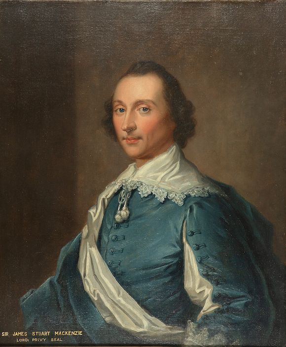 Bonhams : Attributed to Thomas Bardwell (British, 1704-1767) Portrait ...