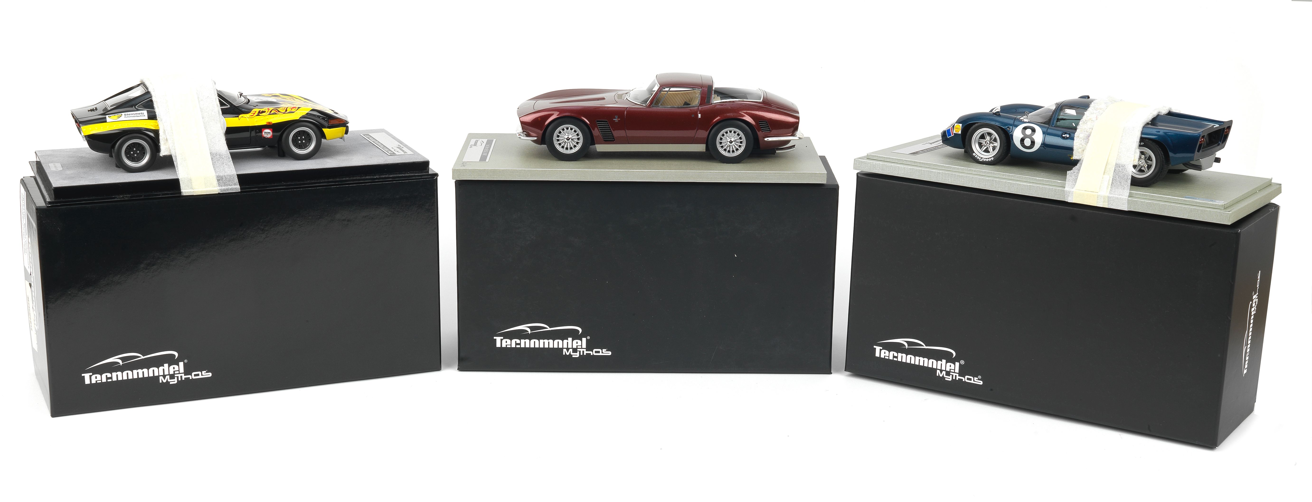 Bonhams Cars : Three boxed 1:18 scale limited edition models of racing ...