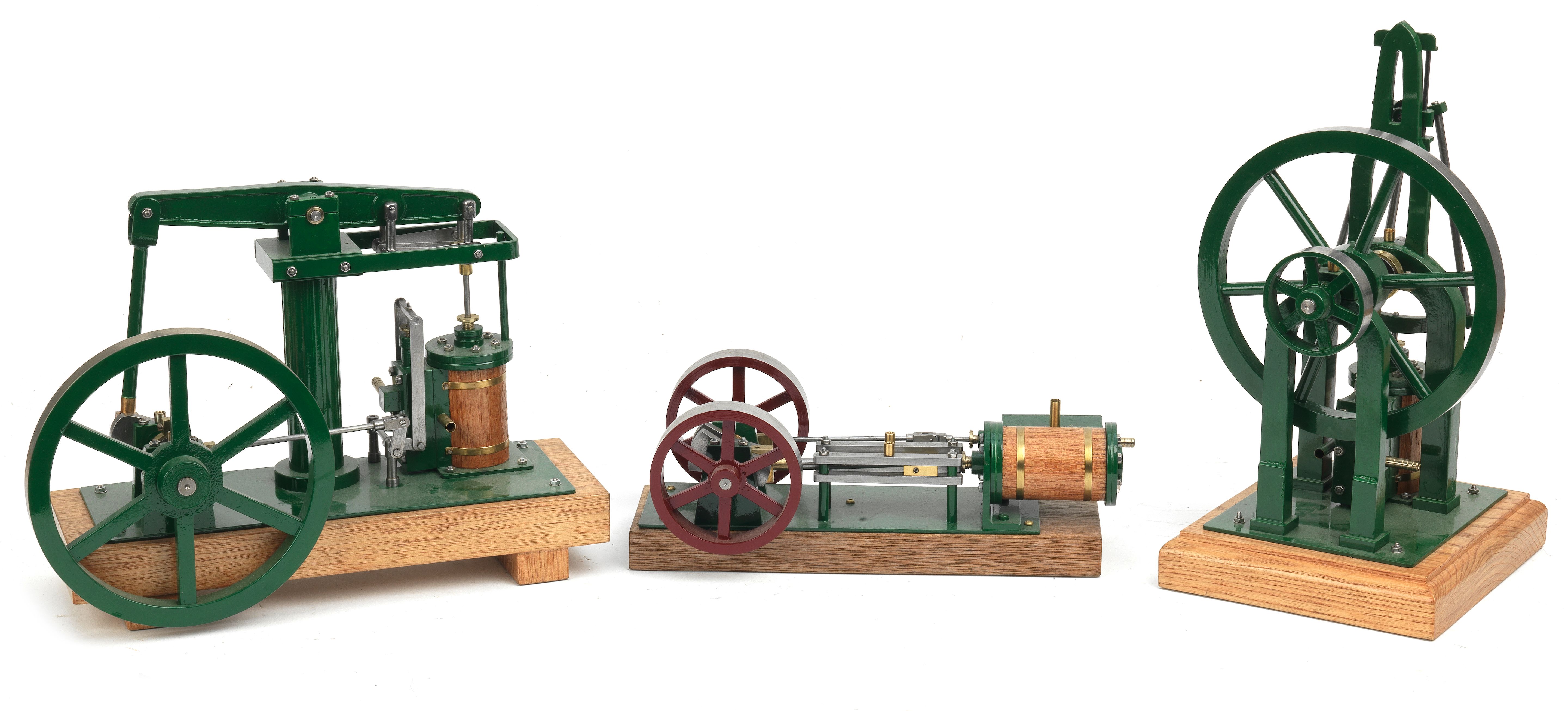 Bonhams Cars : Three engineer's scale models of industrial engines by ...