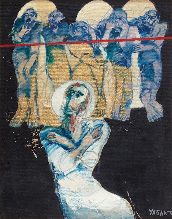 Bonhams : Saad Yagan (born Syria 1954) Untitled