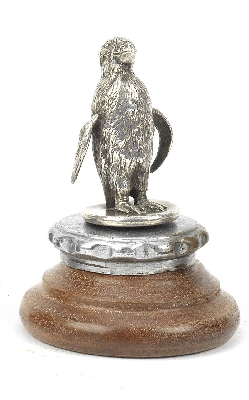 Bonhams Cars : A sterling silver 'Puffin' mascot, 1907,