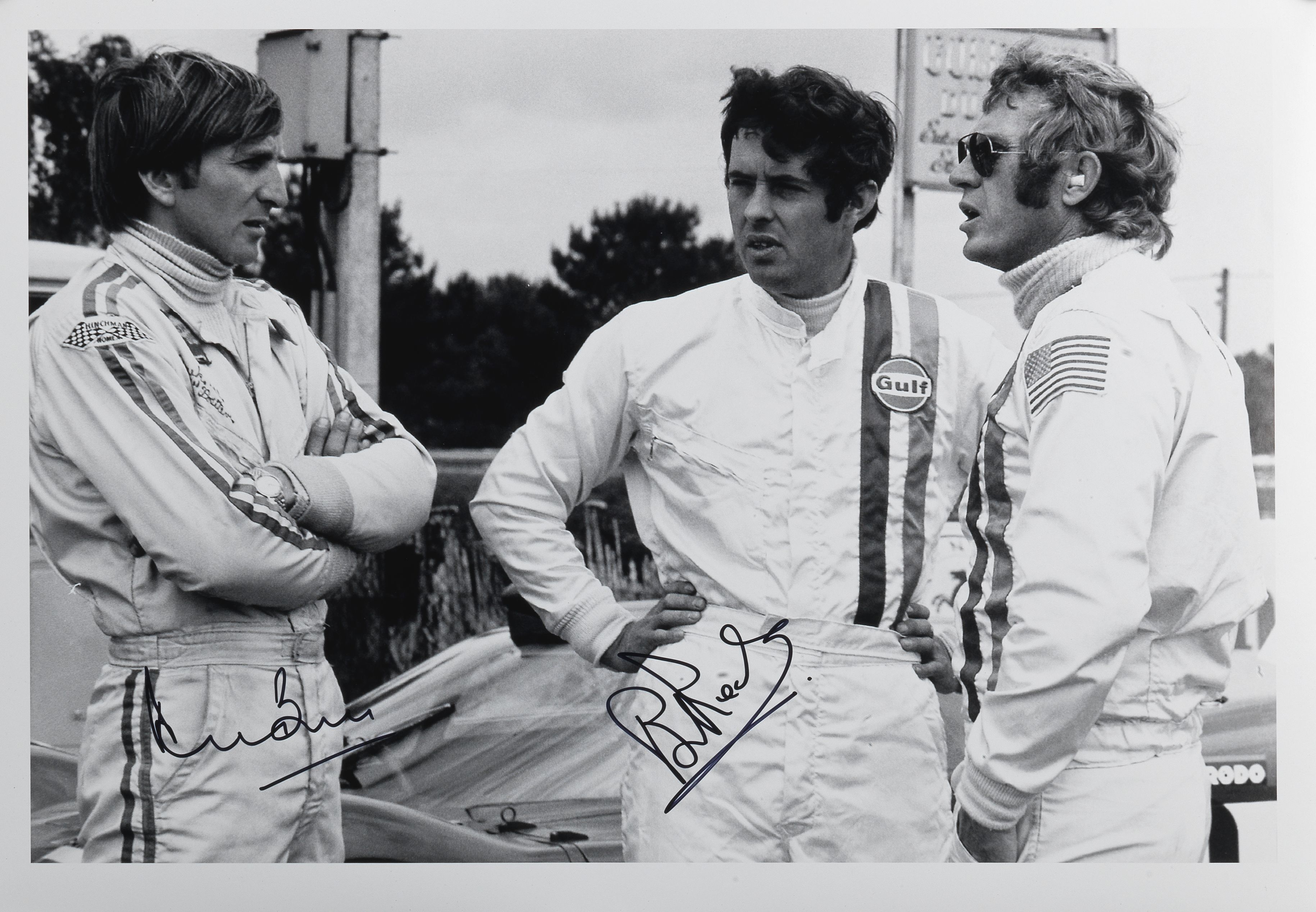 Bonhams Cars : A motorsport photographic print signed by Derek Bell ...