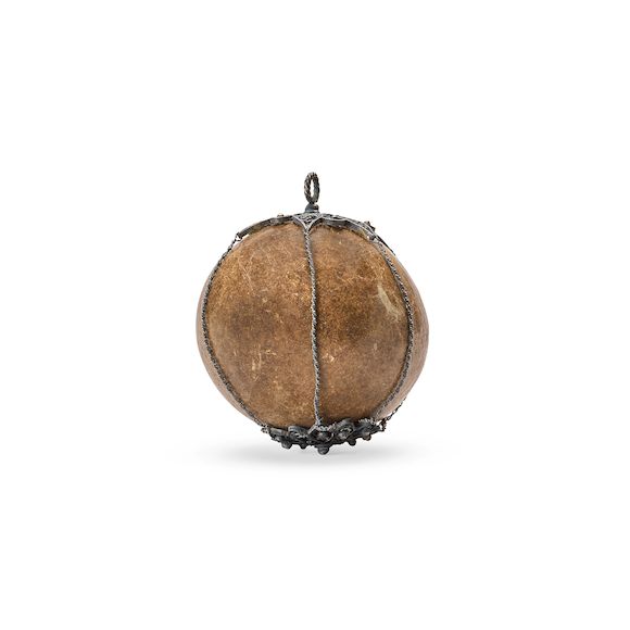 Bonhams : A wire and metal filigree mounted bezoar Probably 17th/18th ...