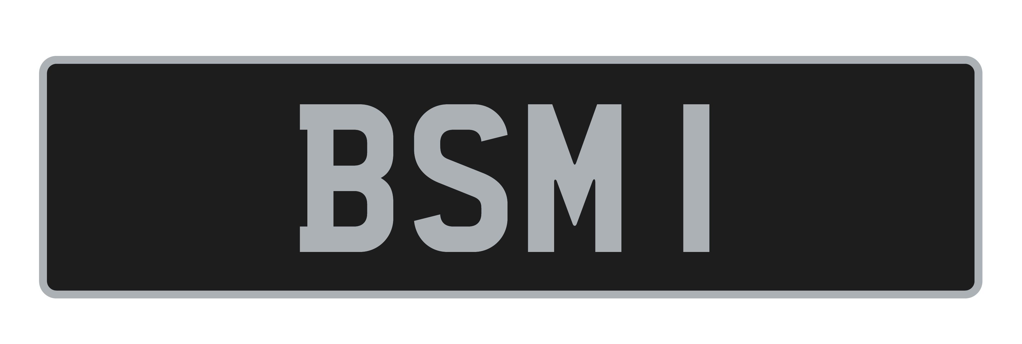 Bonhams Cars : 'BSM 1' UK Vehicle Registration Number,