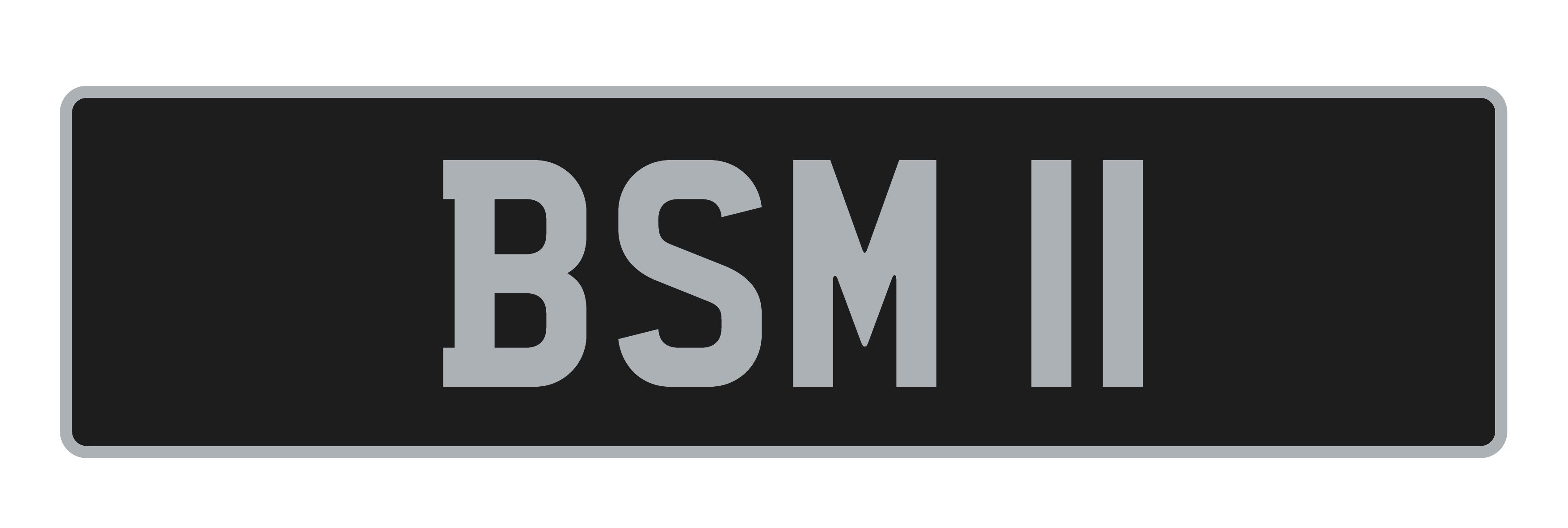 Bonhams Cars : 'BSM 11' UK Vehicle Registration Number,