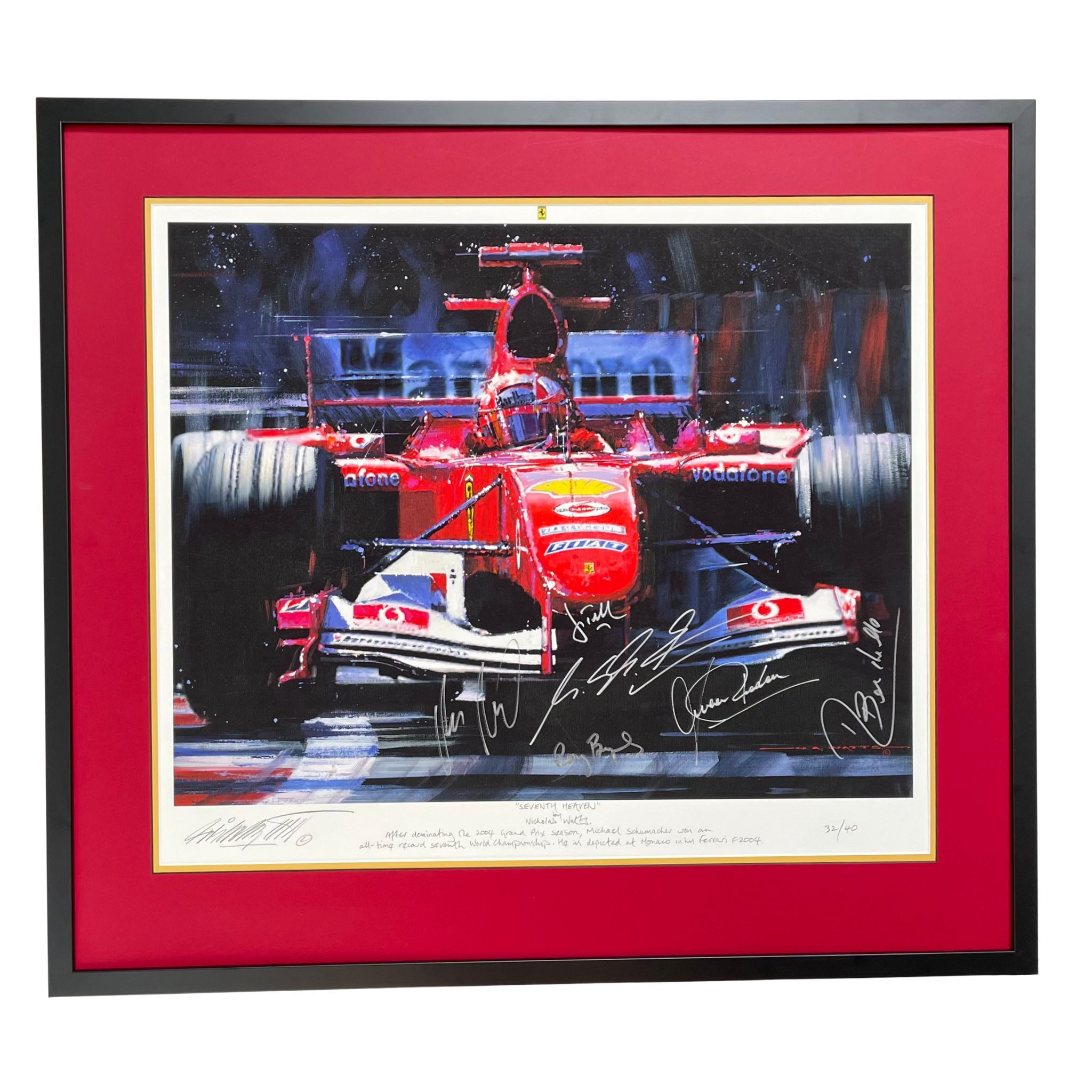 Bonhams Cars : 'Michael Schumacher - Seventh Heaven', a multi signed ...