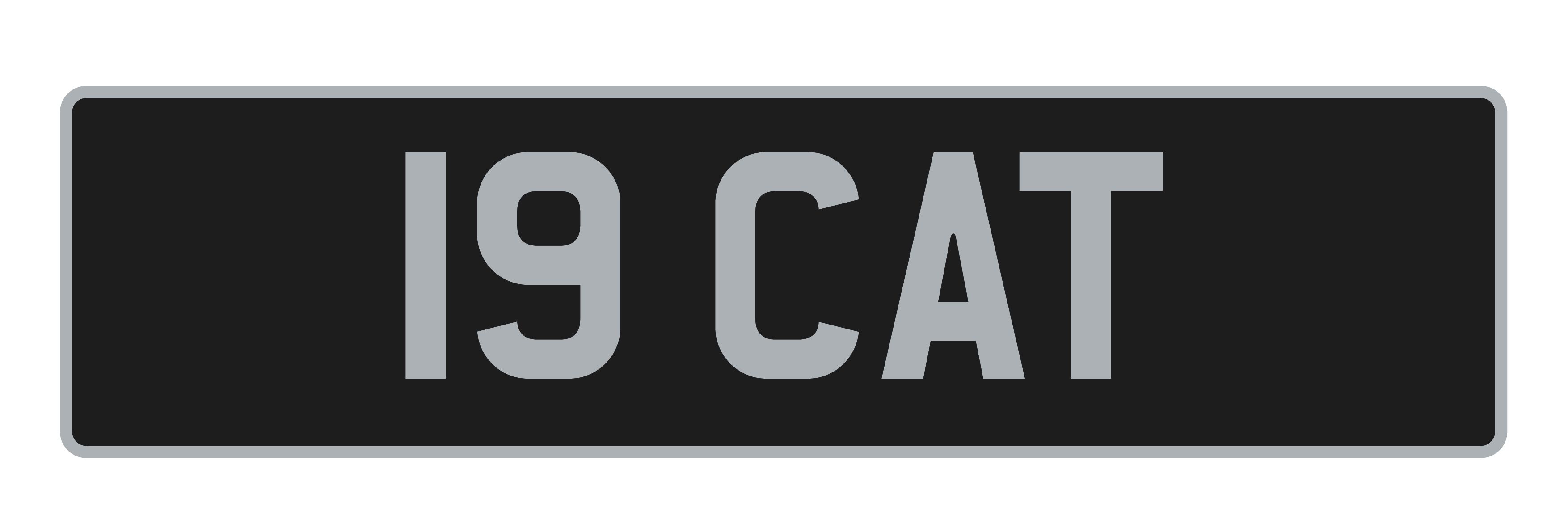 Bonhams Cars : '19 CAT', UK Vehicle Registration Number,