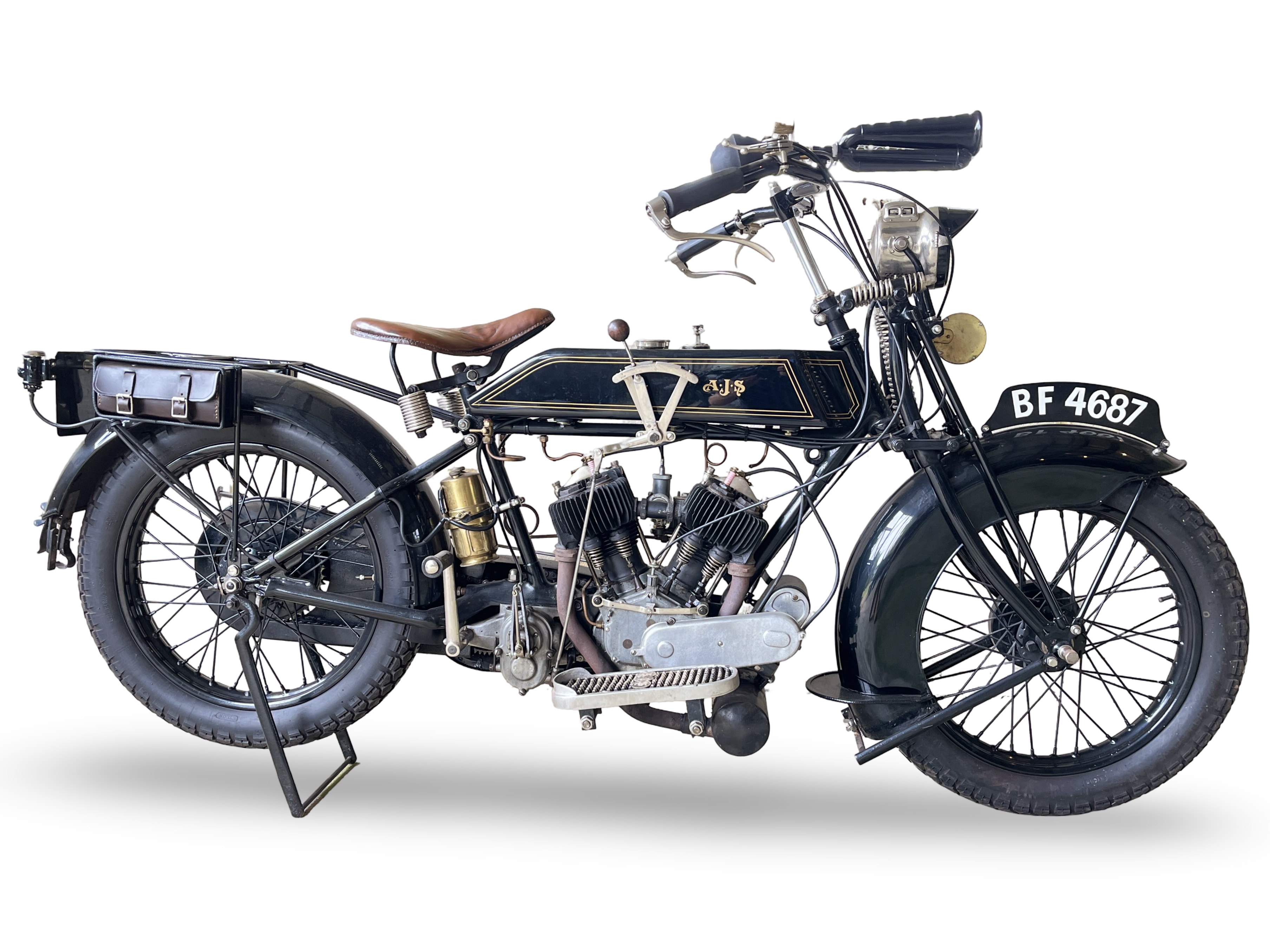 Bonhams Cars : The Bob Howard Collection, 1920 AJS 748cc Model D Frame ...