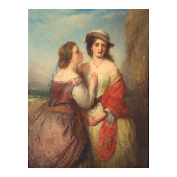 Bonhams : Charles Baxter (British, 1809-1879) Sharing a secret