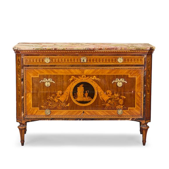 Bonhams : An exceptional Lombard early 19th century purplewood ...