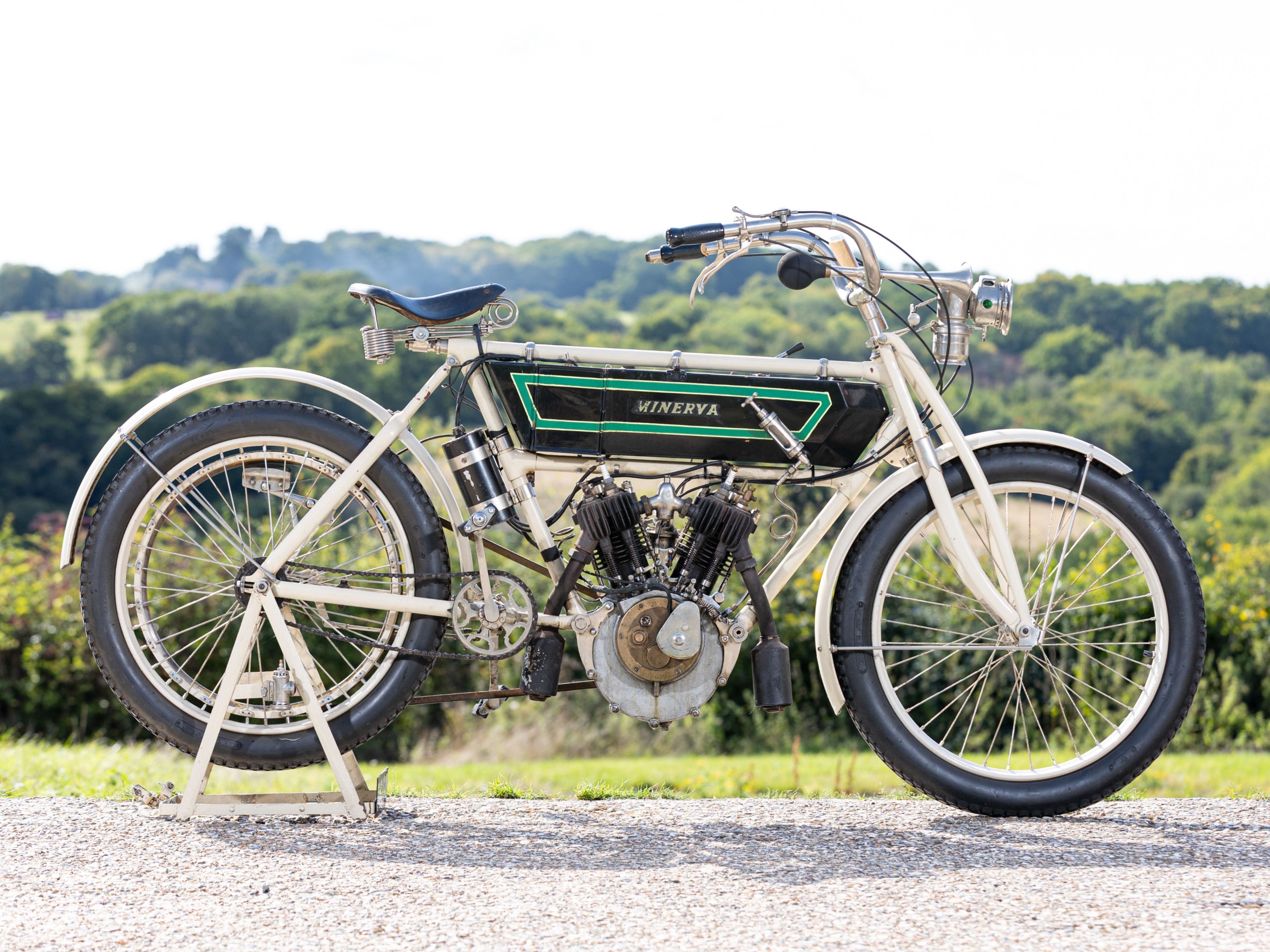 Bonhams Cars : The Robert Lusk Motorcycle Collection, 1907 Minerva 4½HP ...