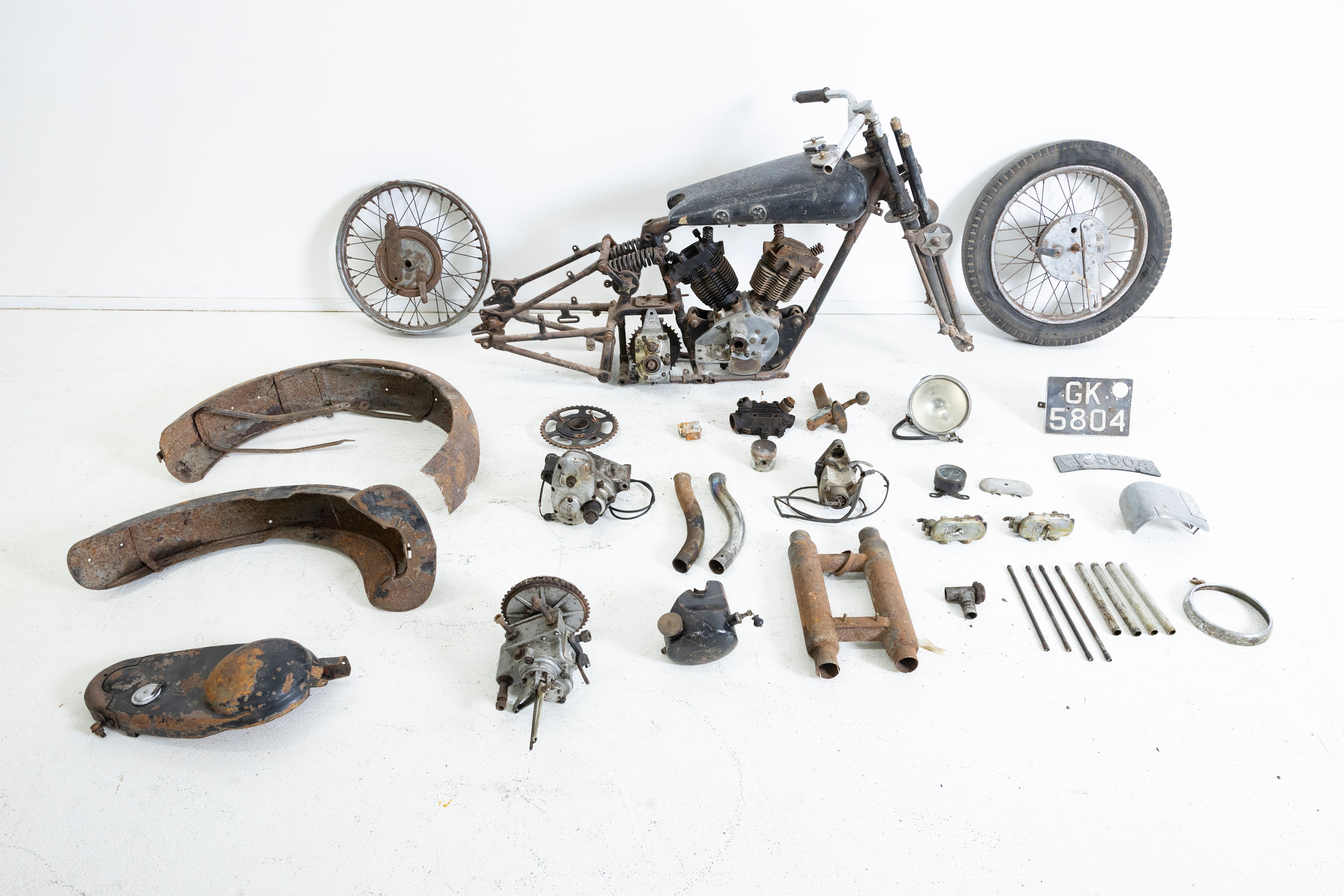 Bonhams Cars : 1930 Brough Superior Overhead 680 Project Frame no. H 1015 Engine no. GTO/H 8765/S