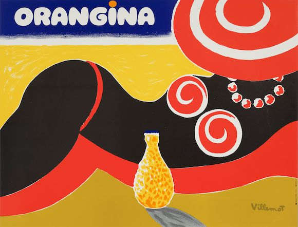 Bonhams Cornette de Saint Cyr : BERNARD VILLEMOT (1911-1989) ORANGINA