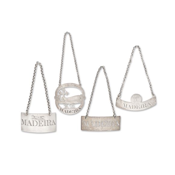 Bonhams : Four Scottish silver MADEIRA labels (4)