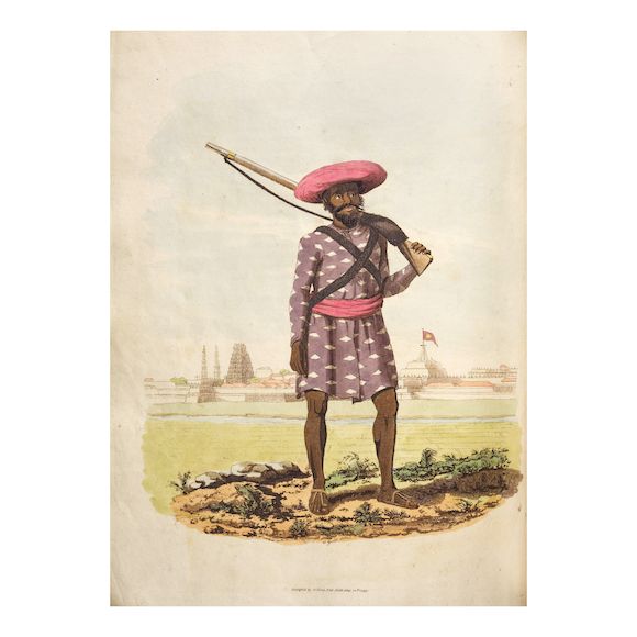 Bonhams : Captain Charles Gold, Oriental Drawings: Sketched between the ...