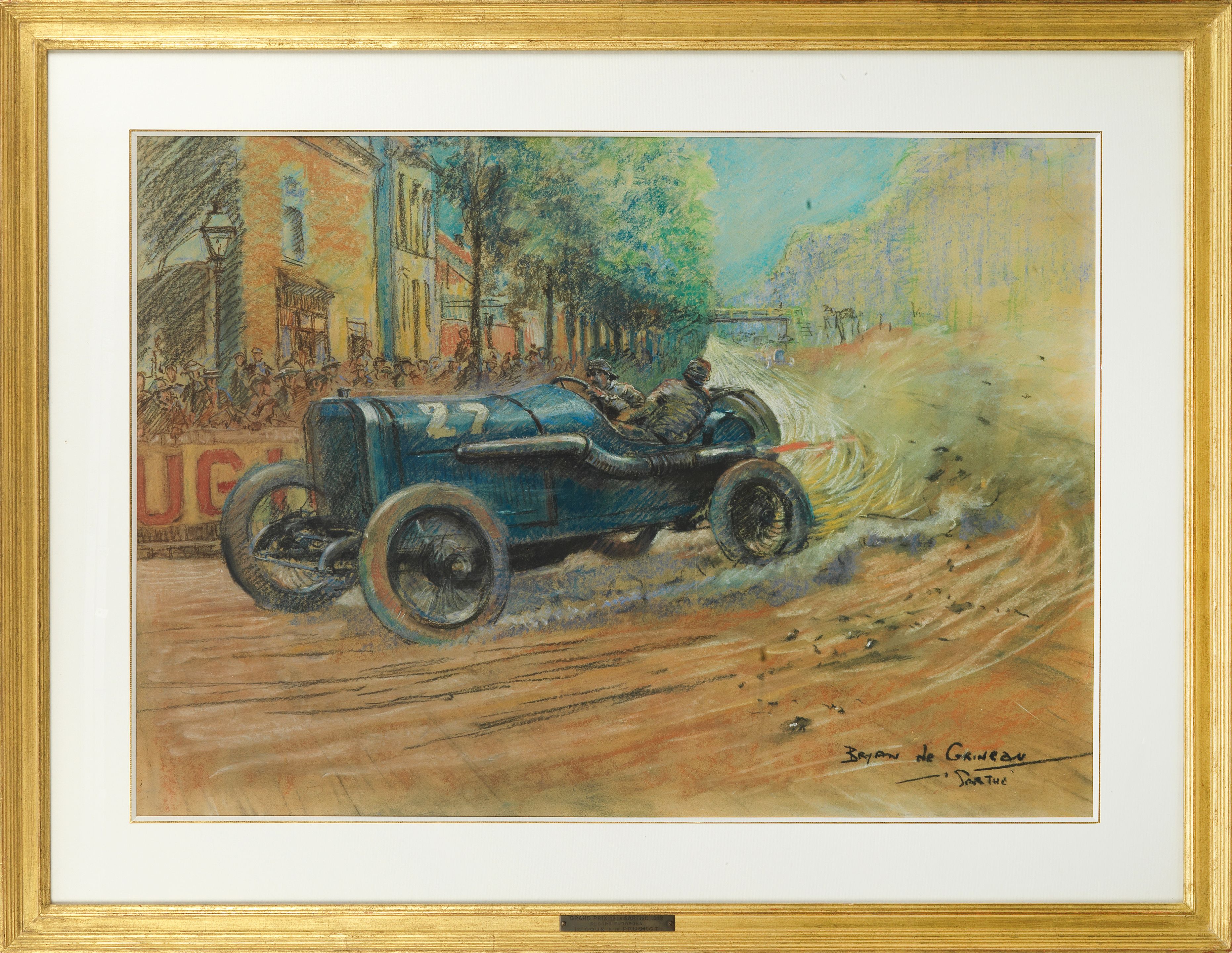 Bonhams Cars : Bryan de Grineau (British 1883-1957), 'Grand Prix de le Sarthe 1912',
