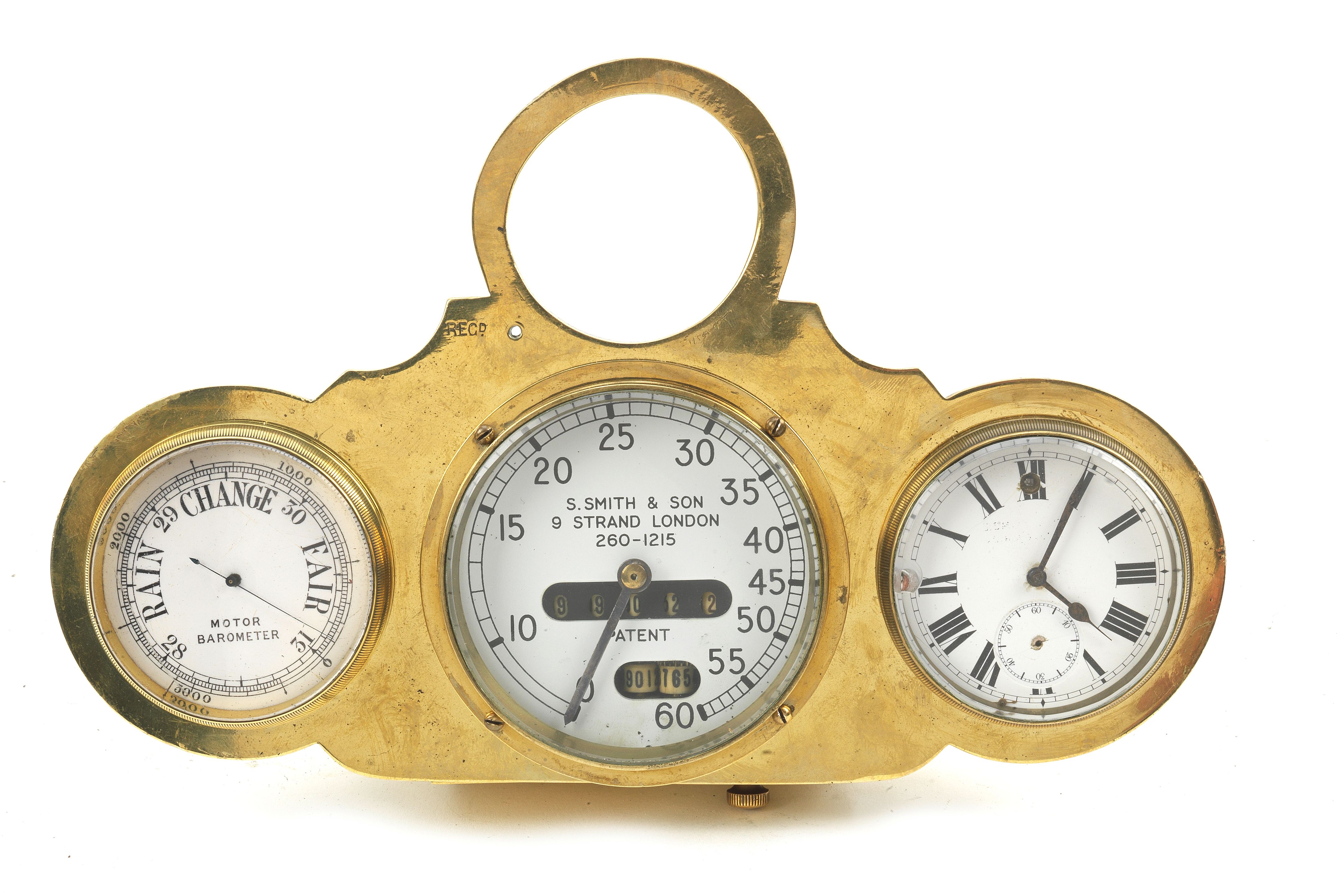 Bonhams Cars : An instrument cluster fitted with S.Smith & Son ...