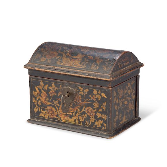 Bonhams : An extremely rare early 17th century Dutch black, red and ...