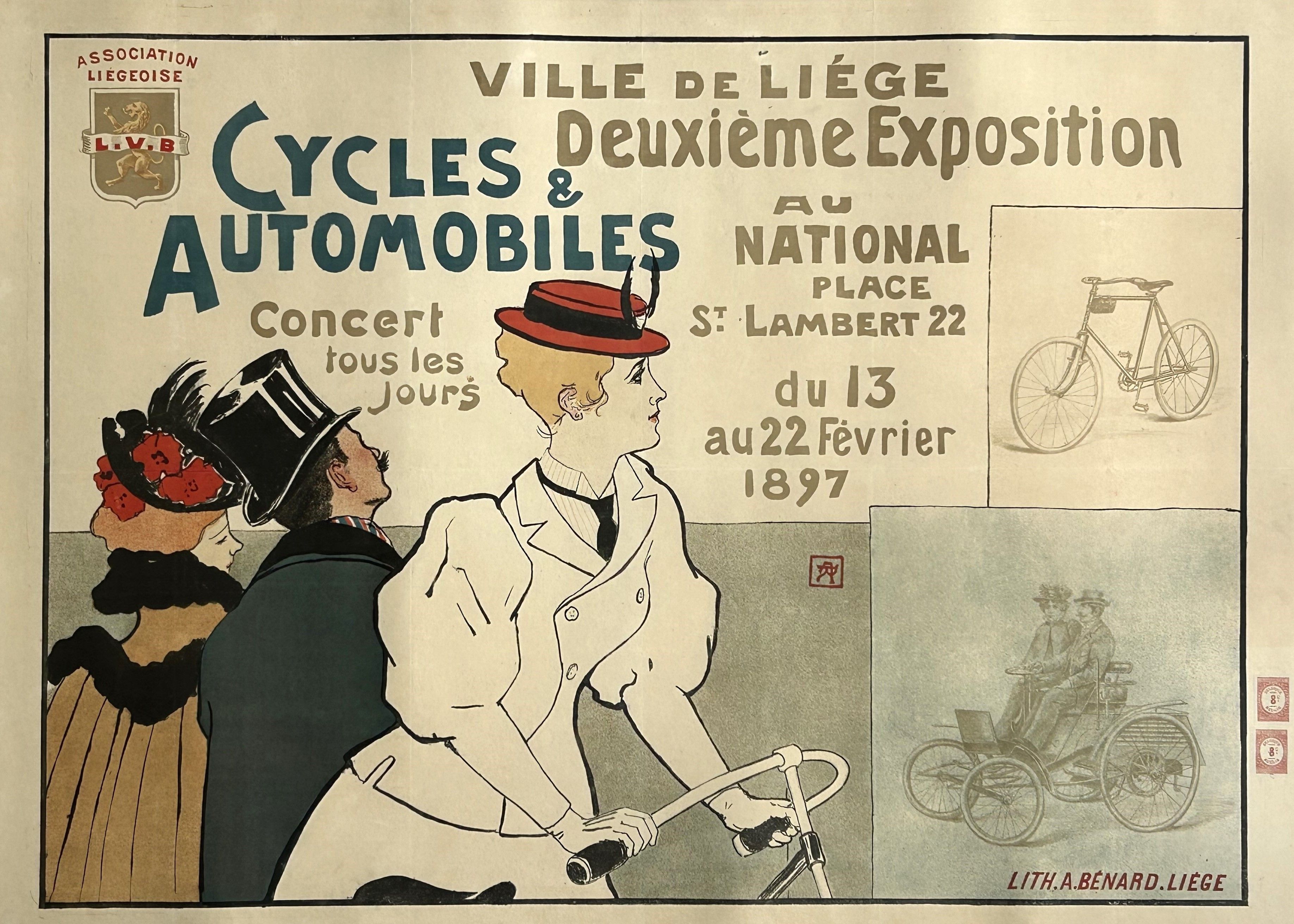 Bonhams Cars : A Ville de Liege Deuxieme Exposition Cycles ...
