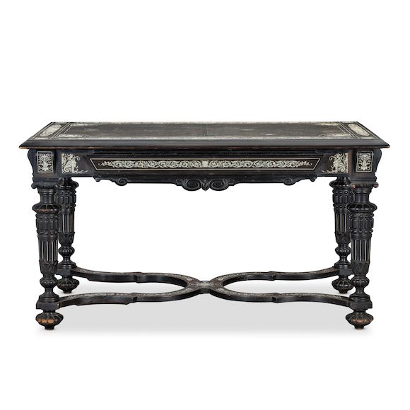 Bonhams : An Italian second half 19th century macassar ebony, ebony ...
