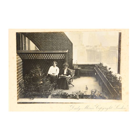 Bonhams : PANKHURST (EMMELINE & CHRISTABEL) Portrait photograph signed ...