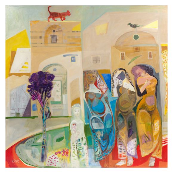 Bonhams : Edward Shahda (Syria, born 1952) Four Women
