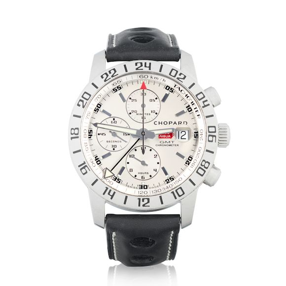 Bonhams : Chopard. A stainless steel automatic calendar chronograph ...
