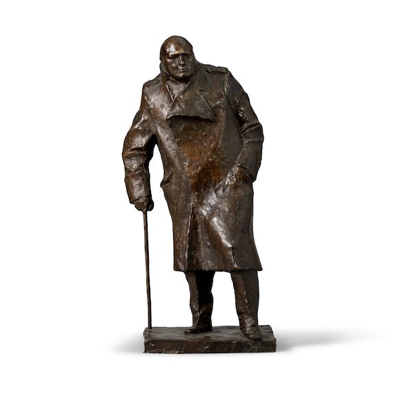 Bonhams : Ivor Roberts-Jones (British, 1916-1996) Sir Winston Churchill ...