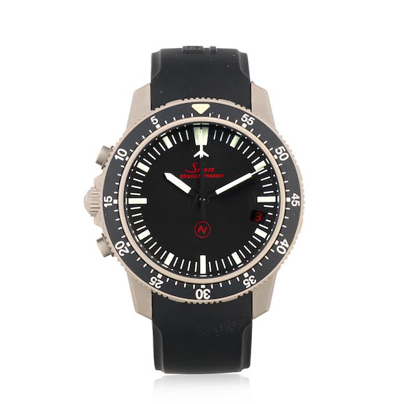 Bonhams : Sinn. A titanium automatic calendar chronograph wristwatch ...