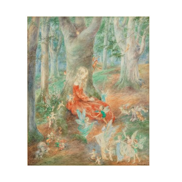 Bonhams : Daphne Constance Allen (British, 1899-1985) Fairies and ...