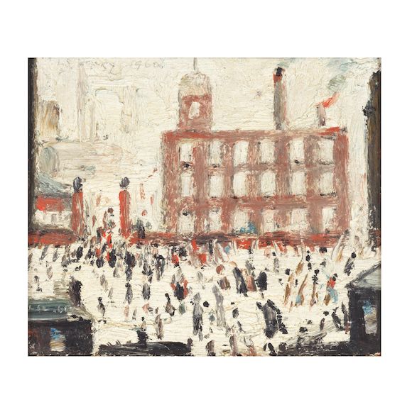 Bonhams : Laurence Stephen Lowry R.A. (British, 1887-1976) Factory ...
