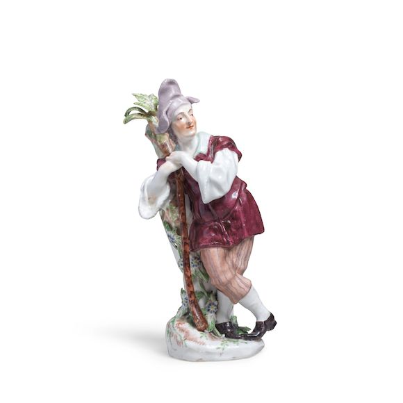Bonhams : A Vienna figure of a peasant, circa 1760