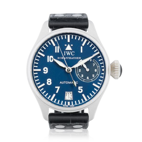 Bonhams : IWC. A Limited Edition platinum automatic calendar wristwatch ...