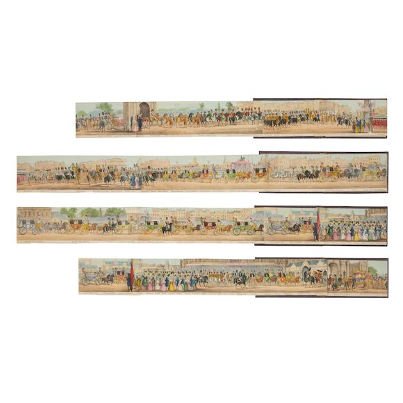 Bonhams : PANORAMAS - ROYAL PROCESSIONS. ROBINS (JOSEPH, publisher ...