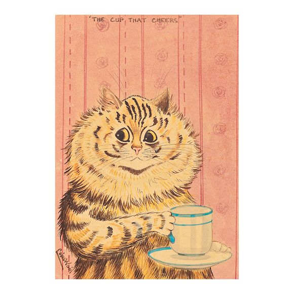 Bonhams : Louis William Wain (British, 1860-1939) The Cup That Cheers