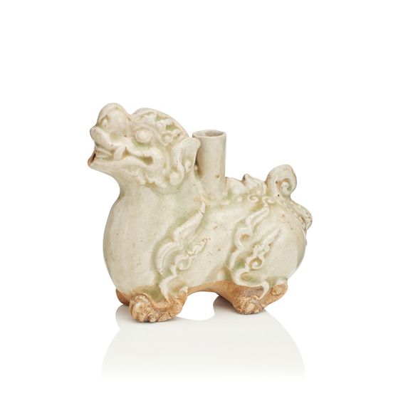 Bonhams : A Yue celadon chimera waterpot Western Jin Dynasty or later