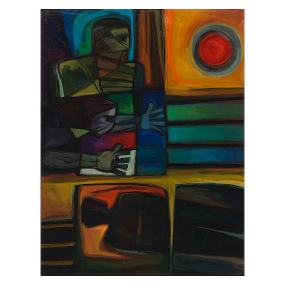 Bonhams : Abdullah Al Shaikh (Saudi Arabia, 1936-2019) The Awakening
