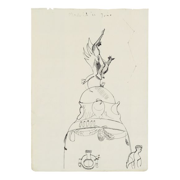 Bonhams : LUCIAN FREUD (1922-2011) Madrid in June (Executed in 1953)