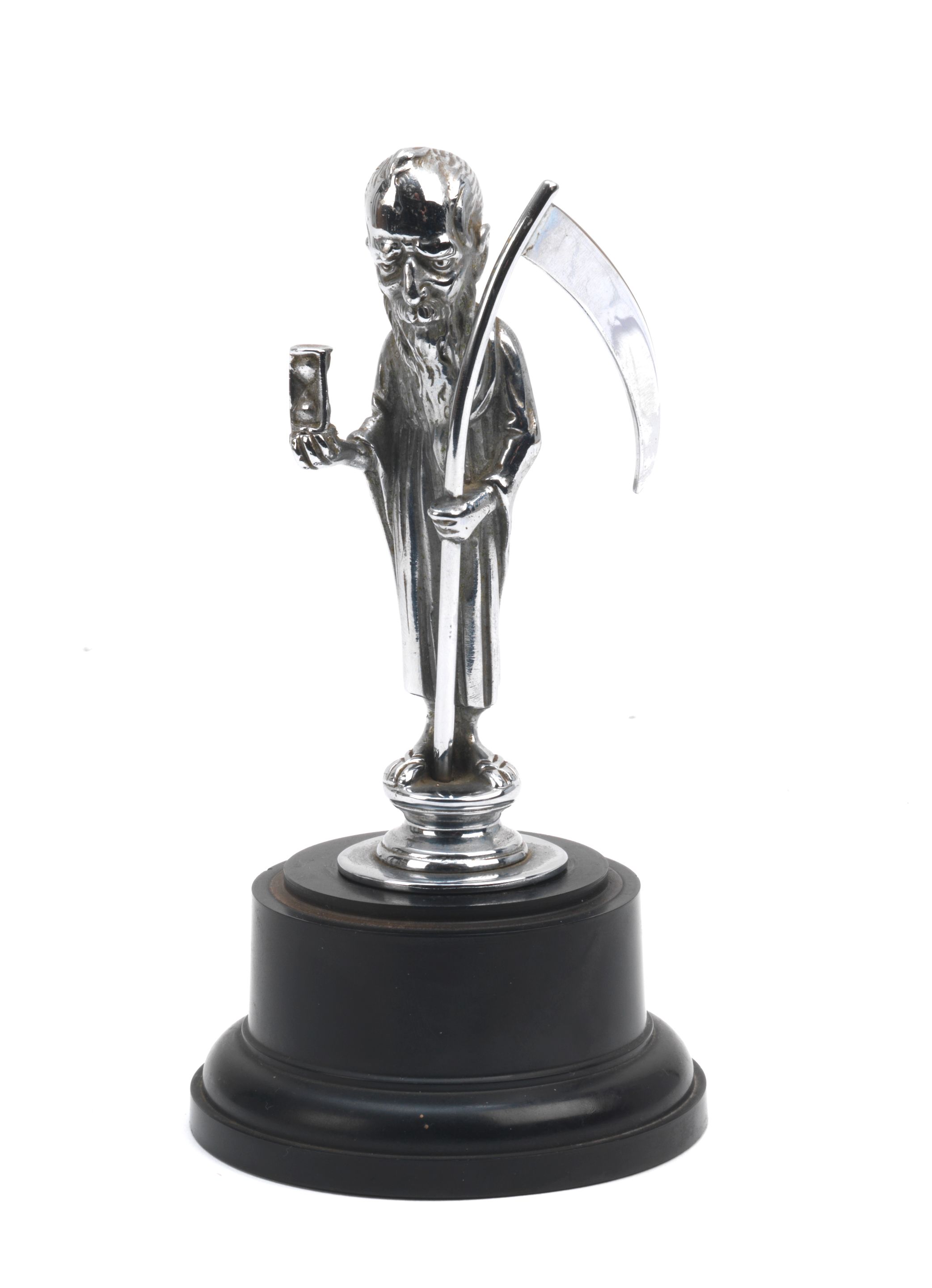 Bonhams Cars : A rare 'Old Father Time' mascot, British, 1930s,
