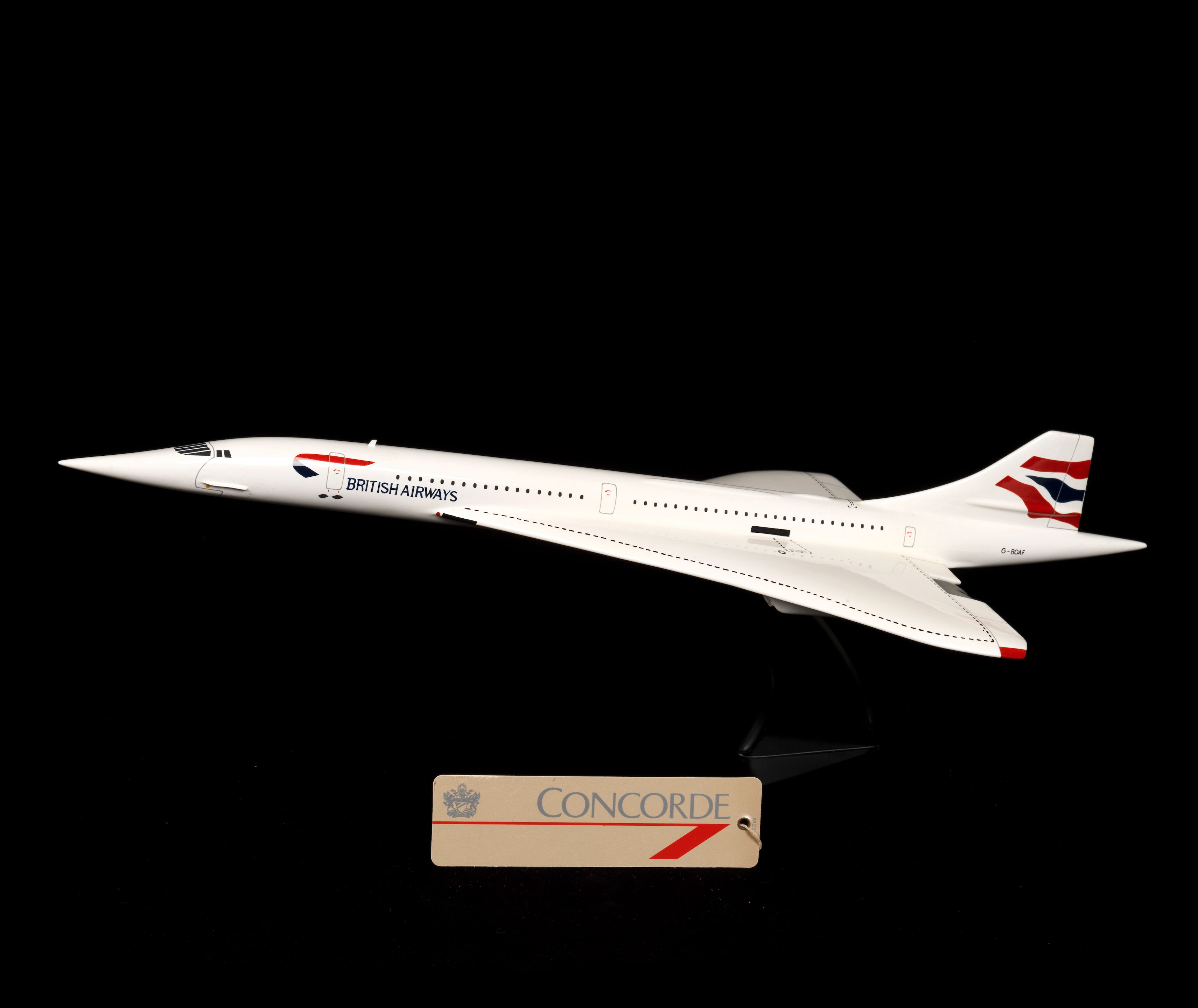 Bonhams Cars : A 1:100 scale model of British Airways Concorde 'G-BOAF ...