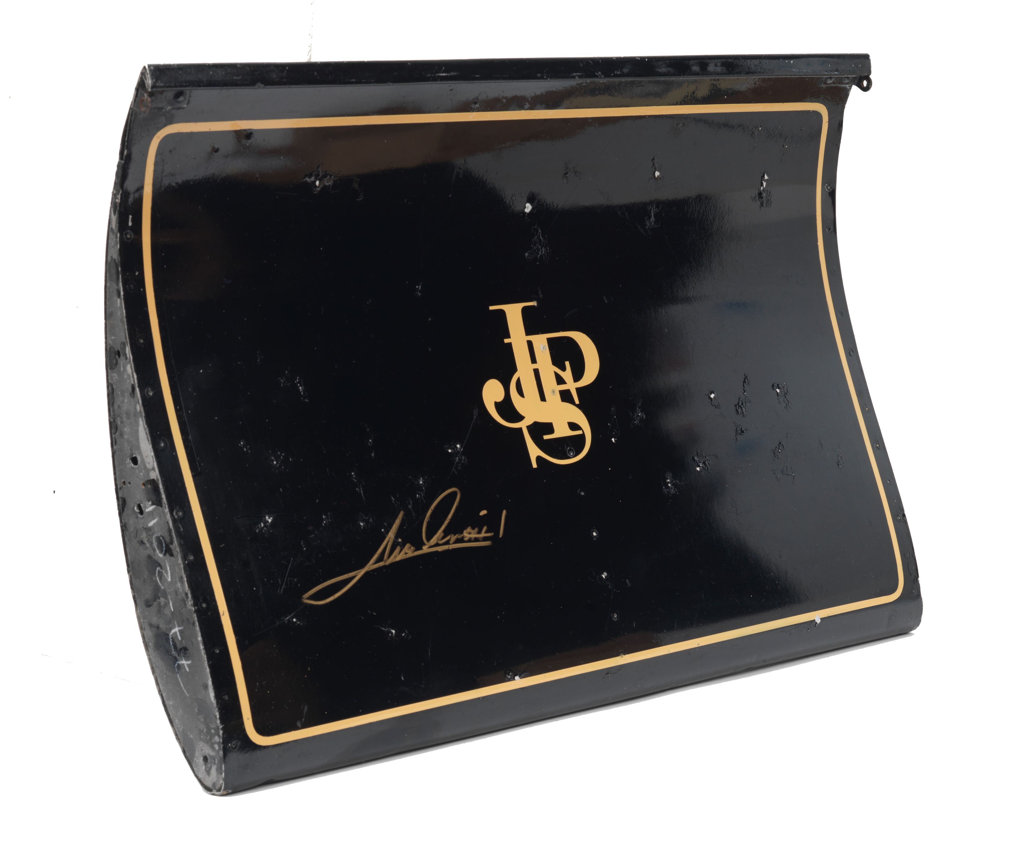 Bonhams Cars : A Type 77 JPS Lotus front wing offside section, signed ...