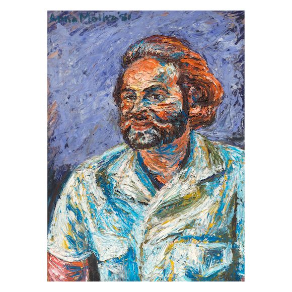 Bonhams : Anna Molka Ahmed (1917-1994) Untitled (Portrait of a Man)