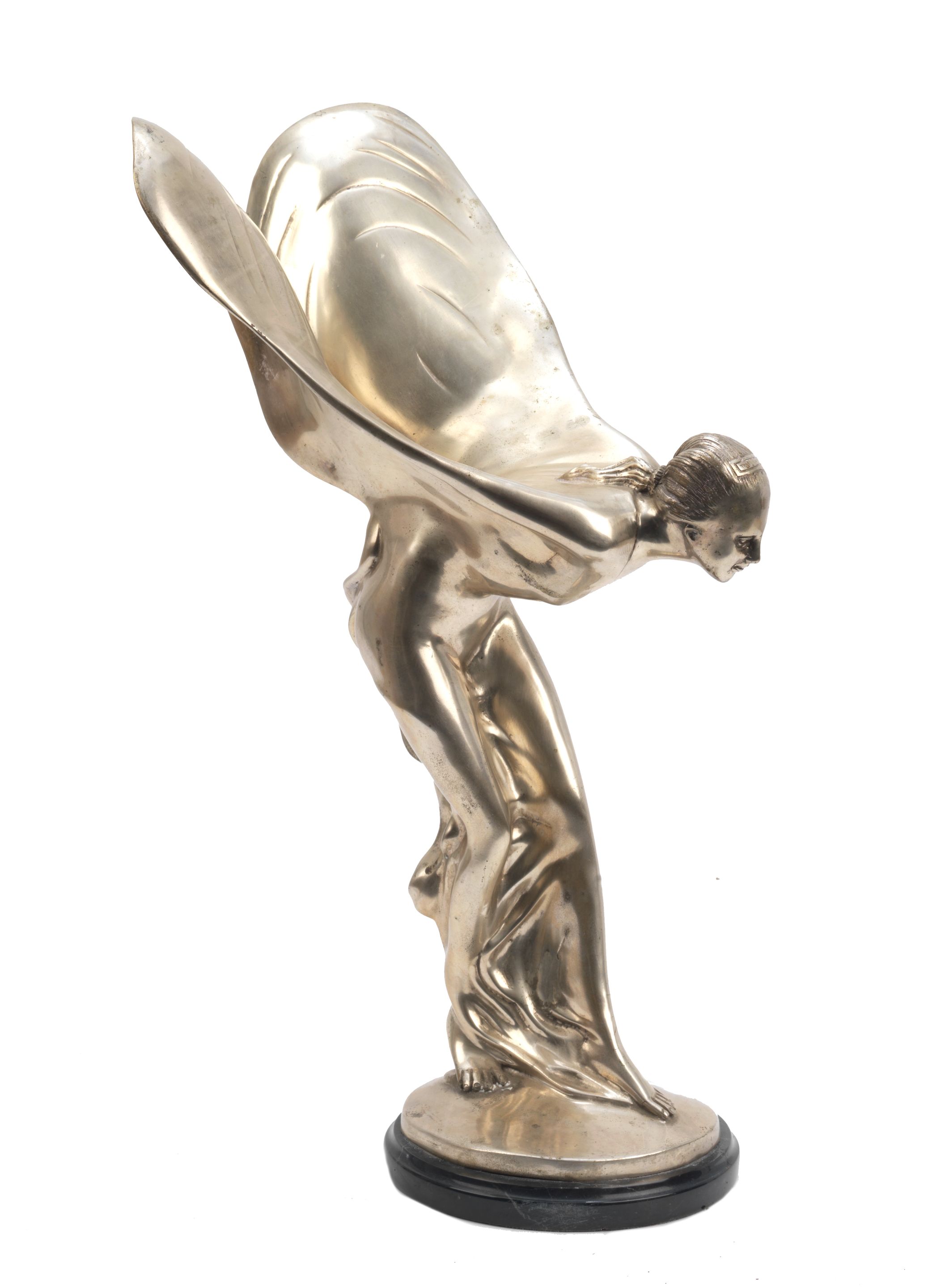 Bonhams Cars : A 'Spirit of Ecstasy' showroom display statue,