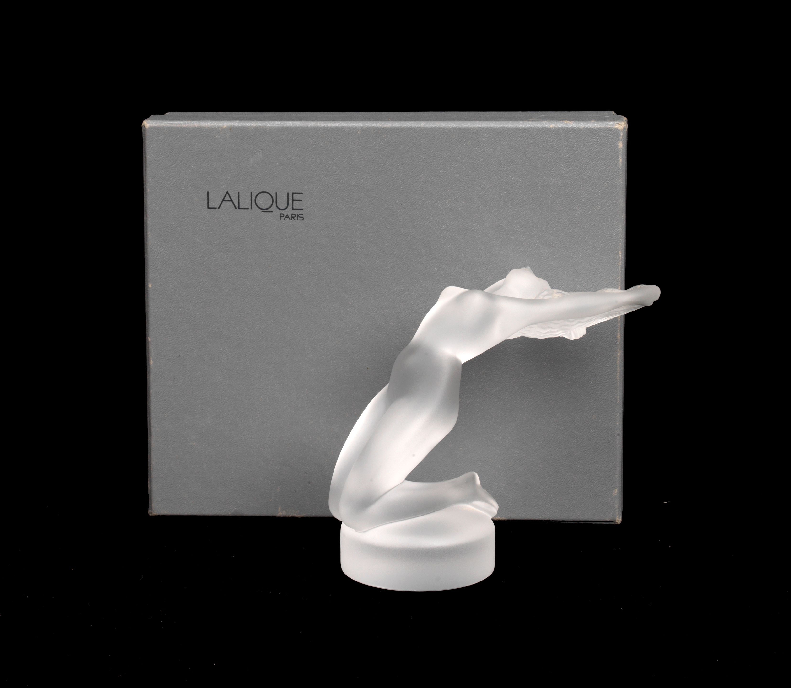 Bonhams Cars : A boxed 'Chrysis' glass mascot/paperweight by Lalique ...
