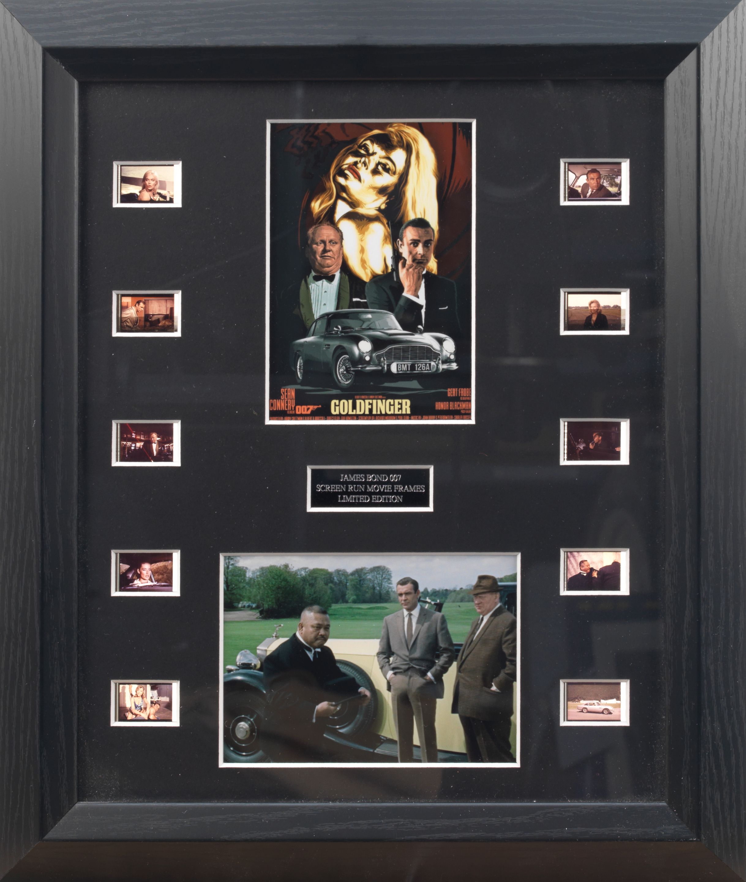 Bonhams Cars : A framed display of ten original screen run film cells ...