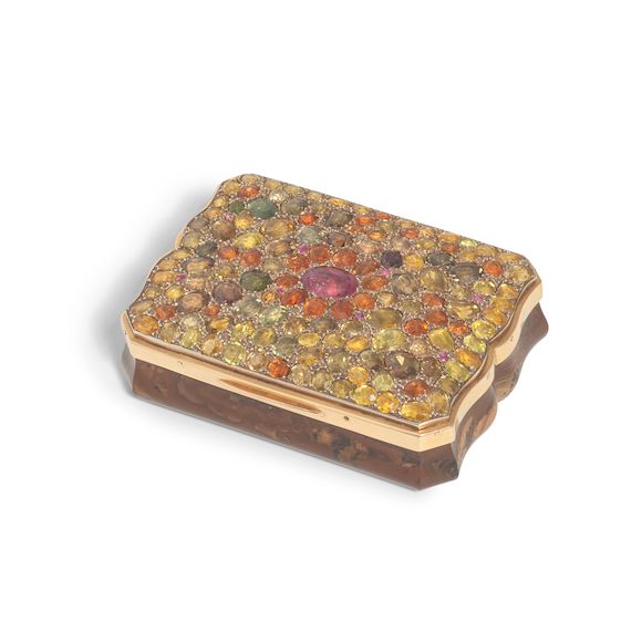 Bonhams : An early 19th century and later French gold mounted agate gem ...