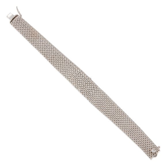 Bonhams : ALFRED HAMMEL: 14K GOLD AND DIAMOND HIDDEN WRISTWATCH