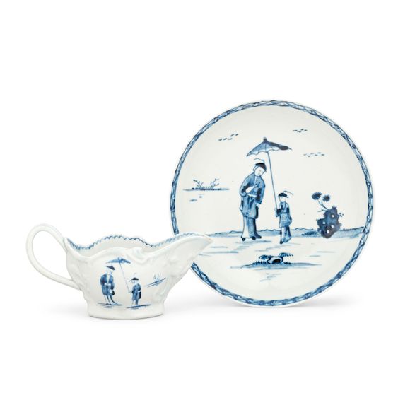 Bonhams : A Liverpool (John Pennington) sauceboat or small creamboat ...