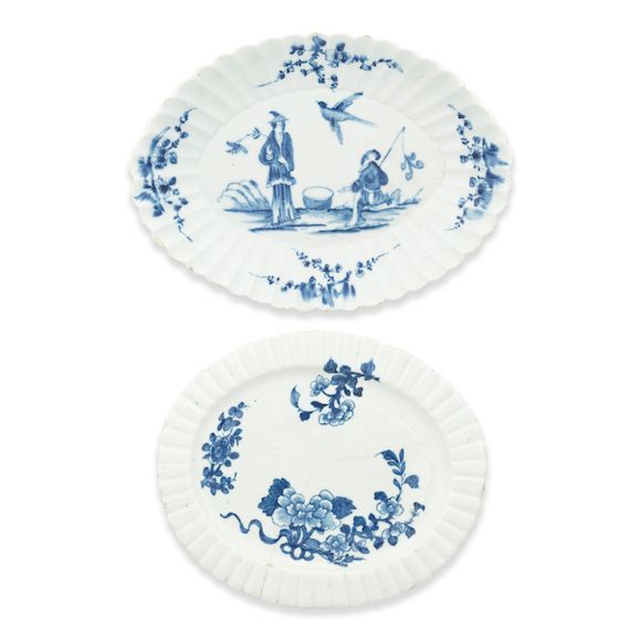 Bonhams : A Longton Hall dish and a stand, circa 1756-58