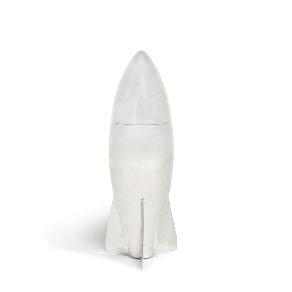 Bonhams : A silver-plated 'rocket' cocktail shaker James Dixon & Son ...